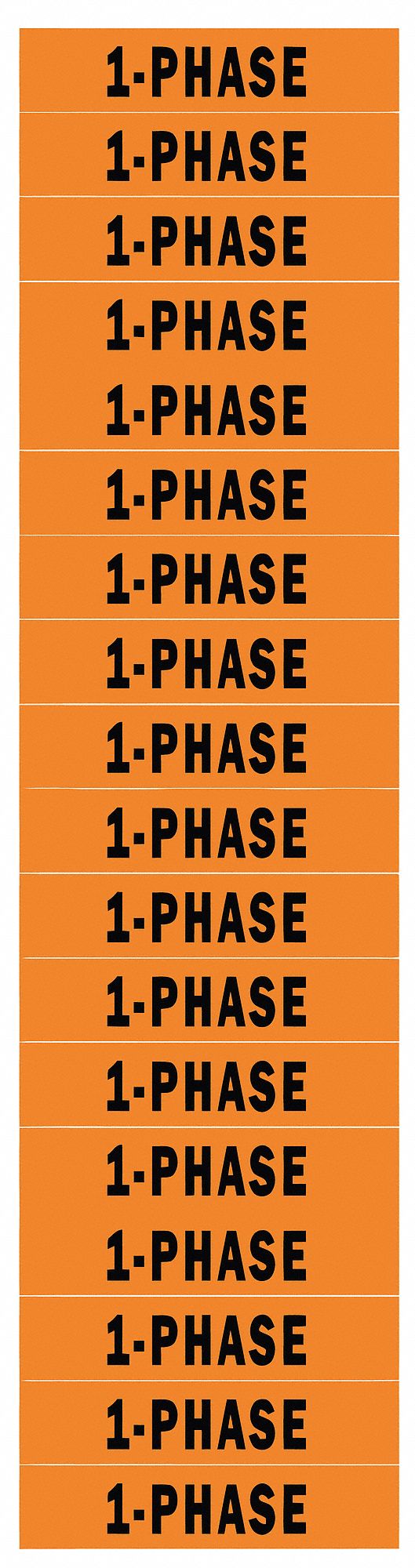 Conduit and Voltage Markers, 2 1/4 in x 1/2 in, Self-Stick Nylon ...