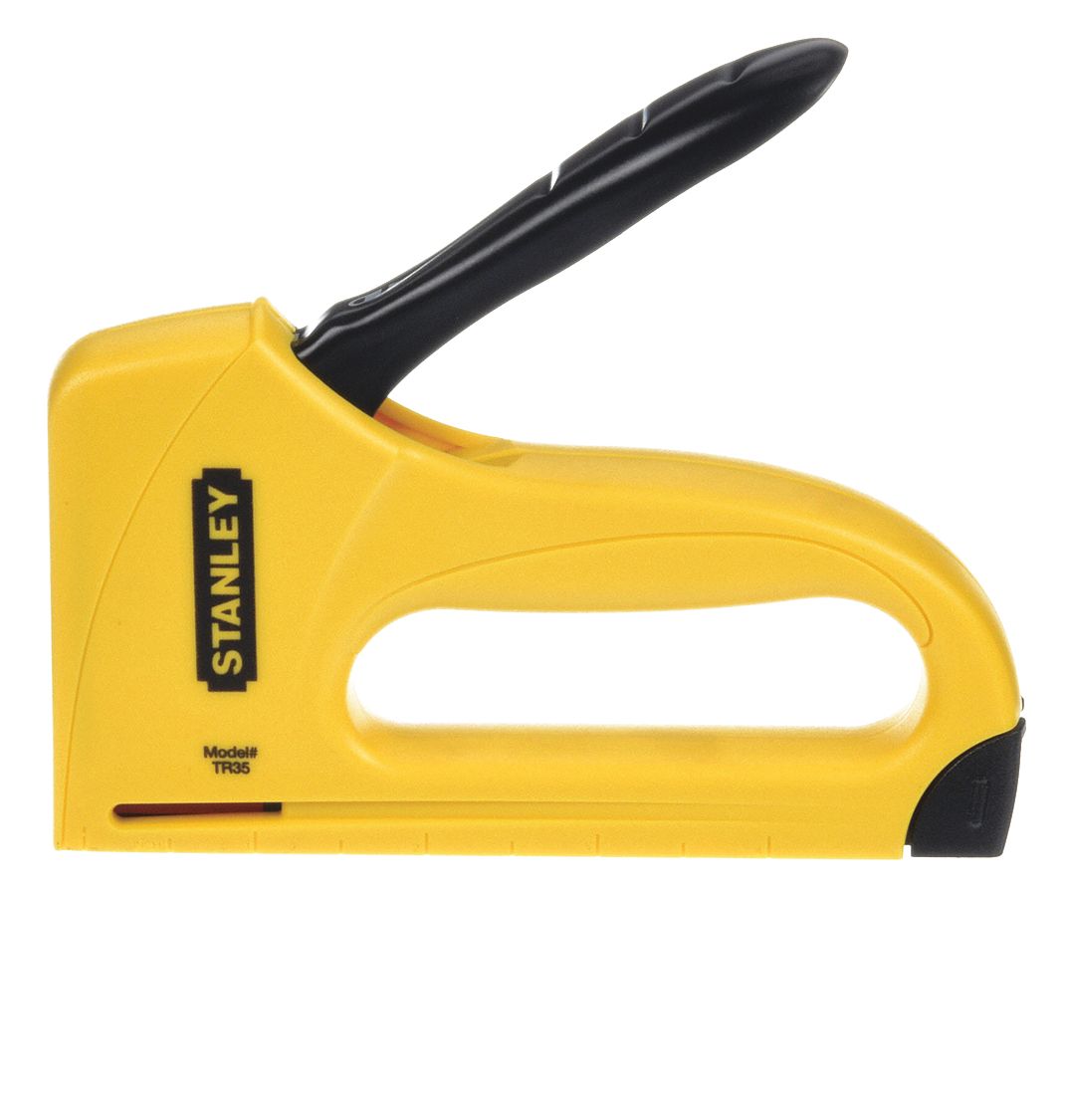 STANLEY, 5 11/16 in Overall Lg, For 1/4 in_5/16 in_3/8 in Staple Leg Lg ...