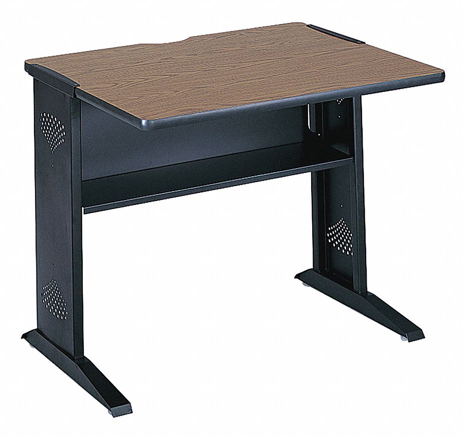 Computer Desk,36 x 30 x 28 In,Mahogany - Grainger