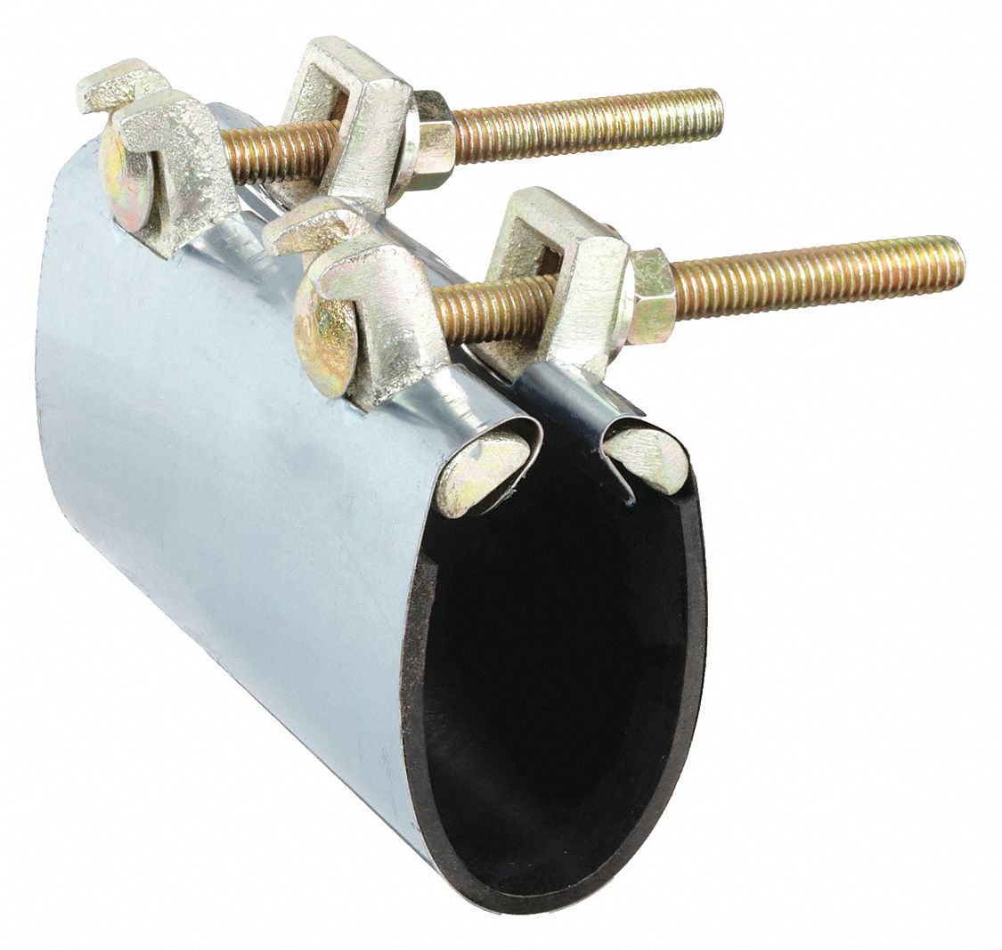 For 2 in Pipe, 6 in Overall Lg, Repair Clamp - 24T959|24T959 - Grainger