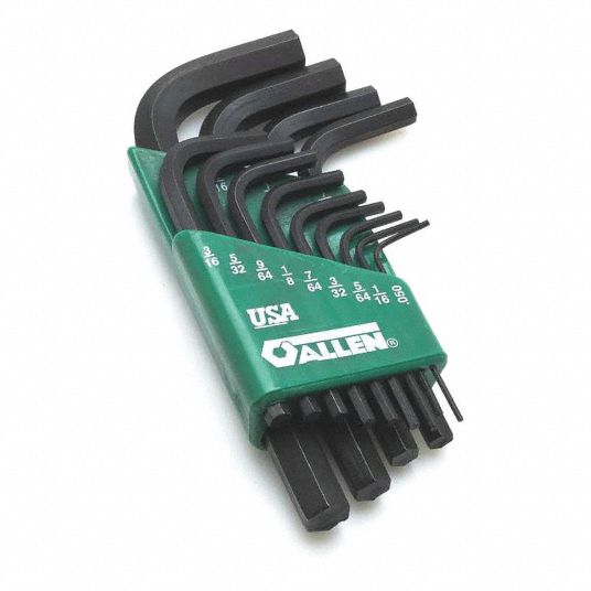 130 13Pc Short Arm Hex Key Set Std - Grainger