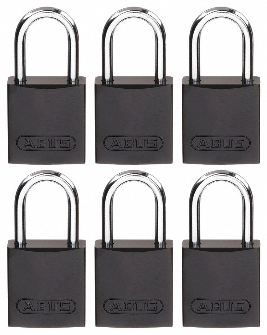 BRADY, Keyed Different, Aluminum, Lockout Padlock - 24UY41|133266 ...