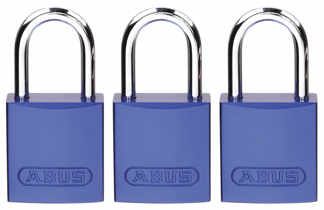 BRADY, Keyed Alike, Aluminum, Lockout Padlock - 24UY42|133280 - Grainger