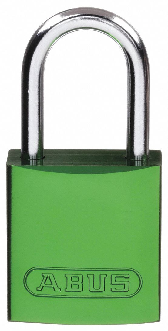 BRADY, Keyed Different, Aluminum, Lockout Padlock - 24UY52|CPAL-GRN ...