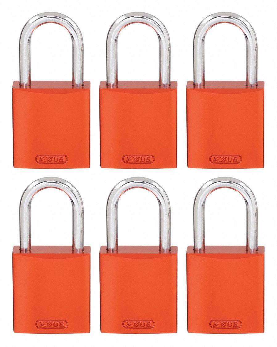 BRADY, Keyed Alike, Aluminum, Lockout Padlock - 24UY55|CPAL-GRN-25AL ...