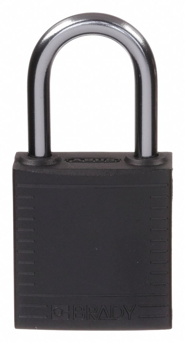 BRADY, Keyed Different, Nylon, Lockout Padlock - 24UY78|123151 - Grainger