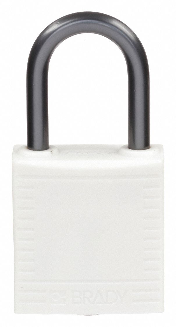 BRADY, Keyed Different, Nylon, Lockout Padlock - 24UY93|123149 - Grainger