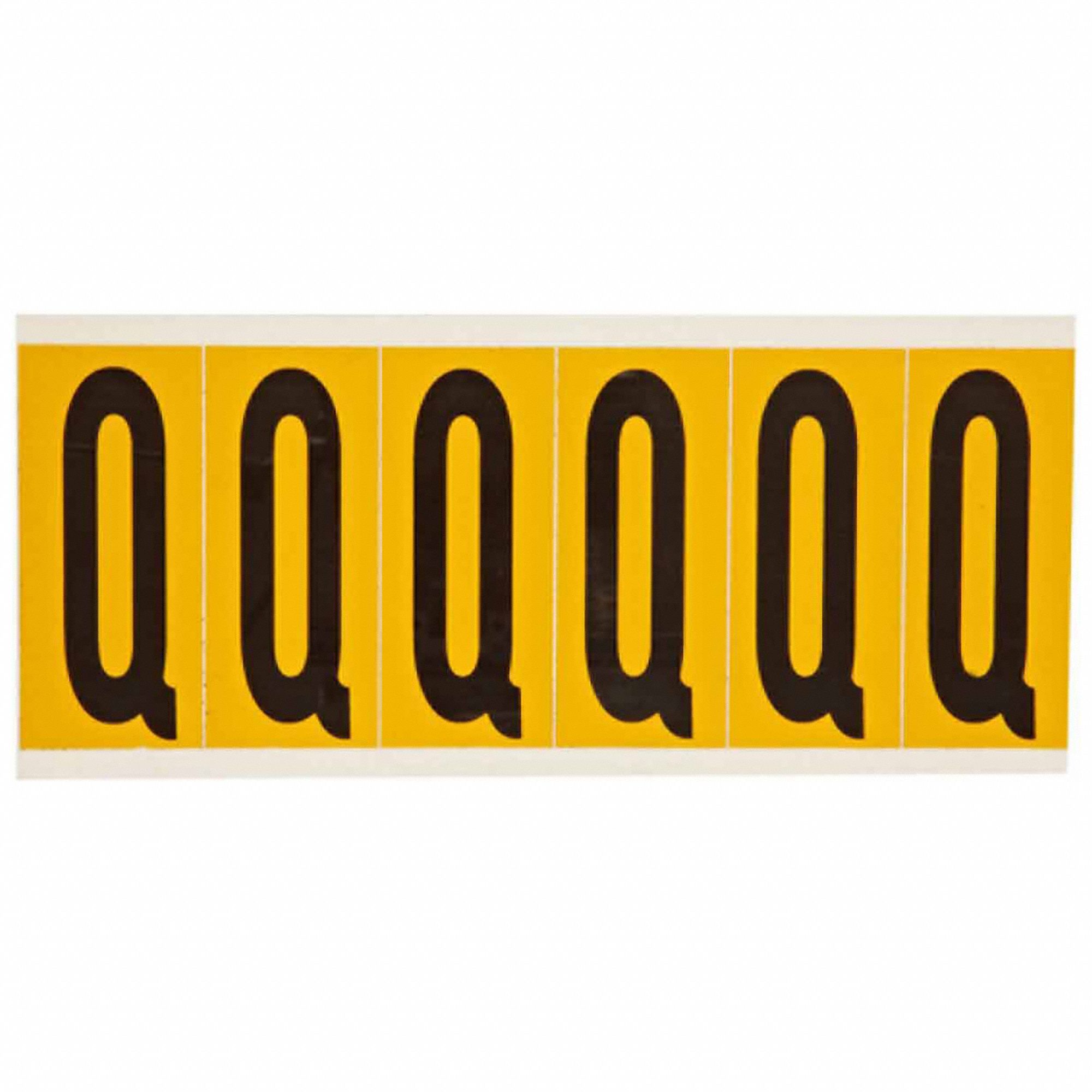 3 in Character Ht, Indoor/Outdoor, Letter Label - 24UZ24|1550-Q - Grainger