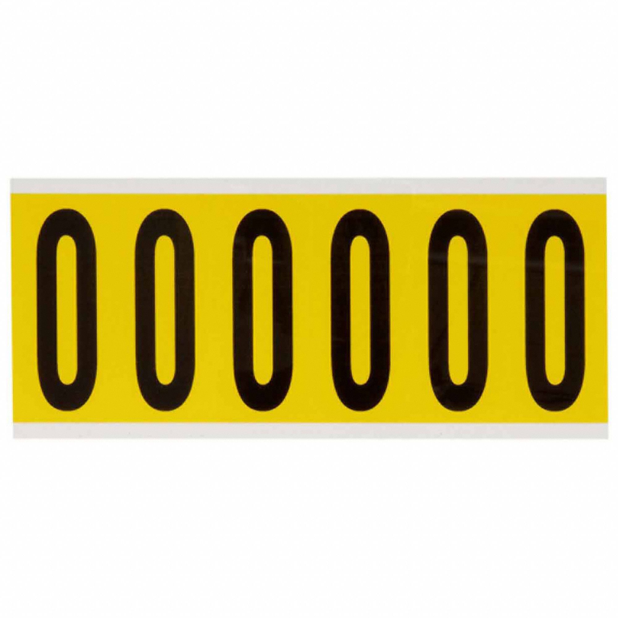 3 in Character Ht, Indoor Only, Letter Label - 24UZ60|3450-O - Grainger