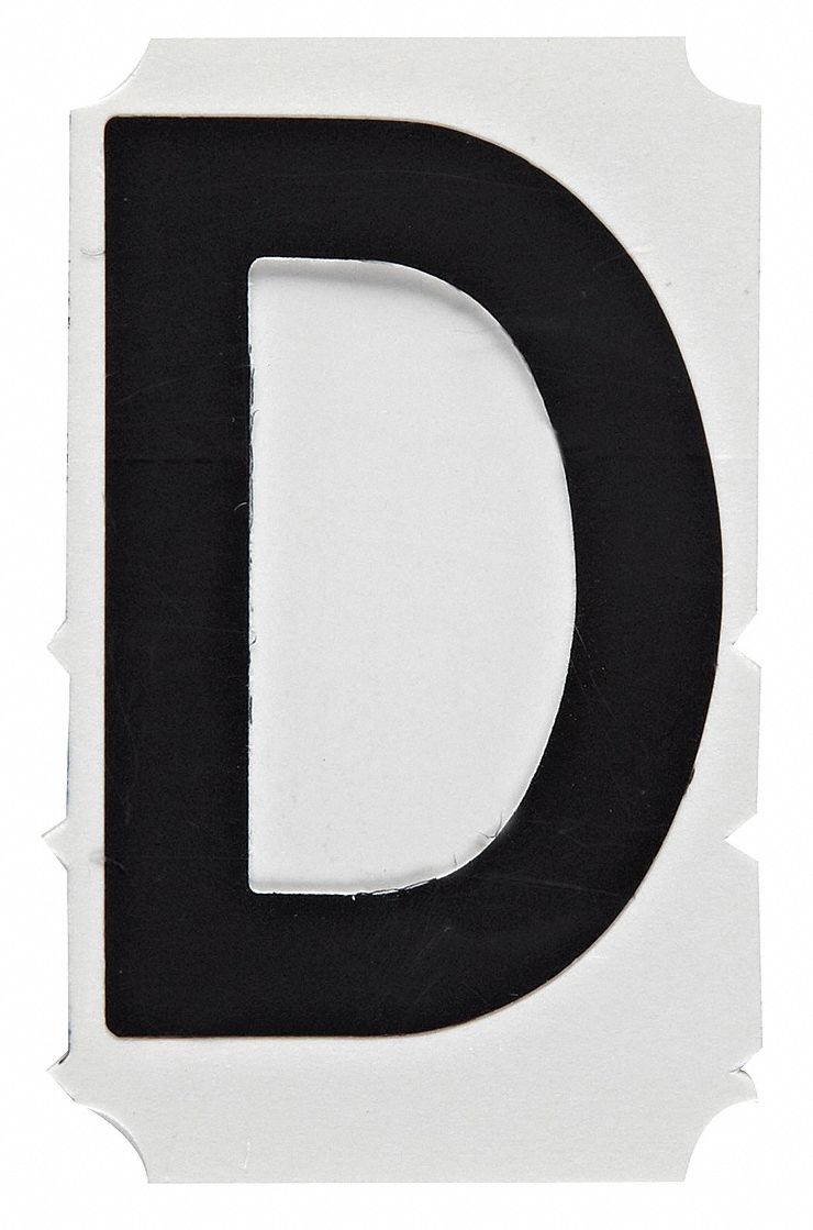 BRADY NUMBER/LETTER 5100-D 10/PK - Letters and Numbers - BDY5100D ...