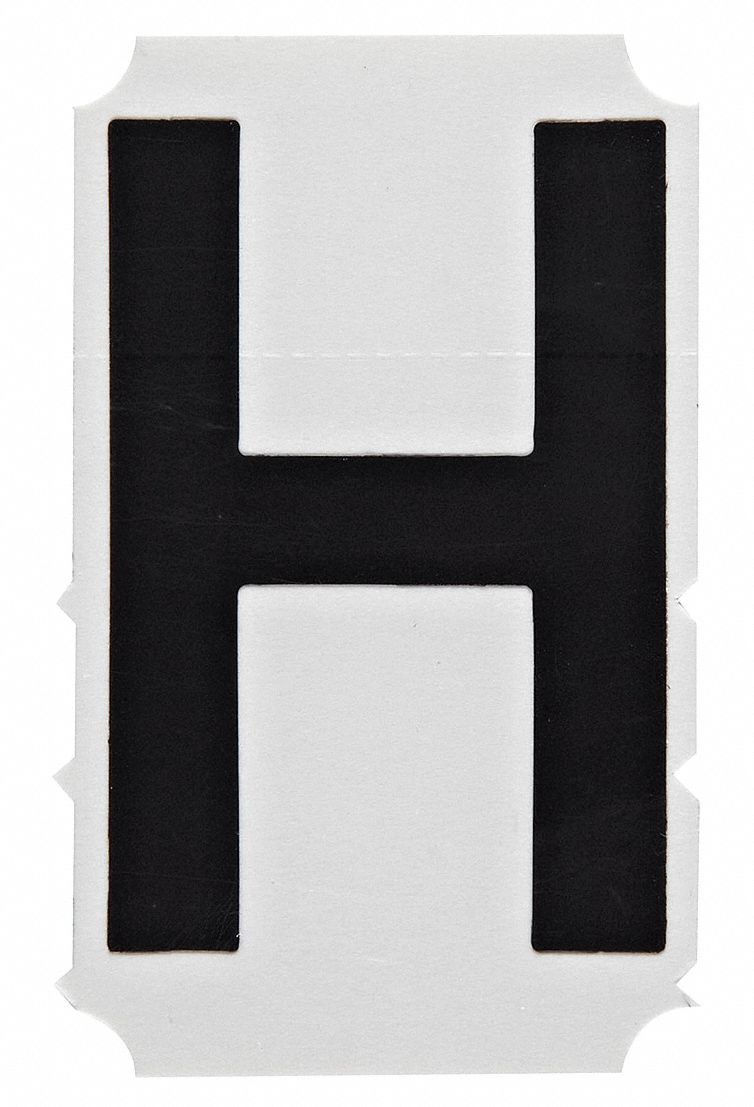 BRADY NUMBER/LETTER 5100-H 10/PK - Letters and Numbers - BDY5100H ...