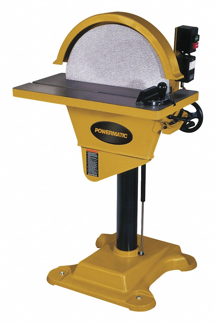 POWERMATIC, For Wood, 230V, Disc Sander - 24V945|1791276 - Grainger
