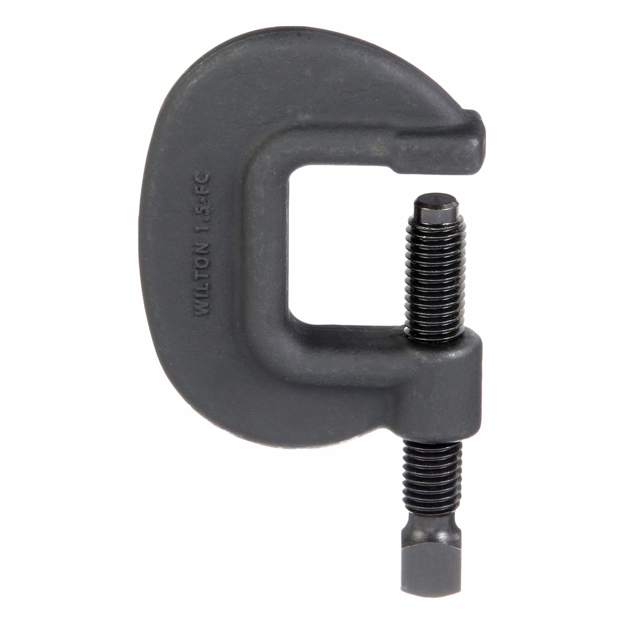 WILTON, Extra Heavy Duty, Flat, C-Clamp - 24W106|1.5-FC - Grainger