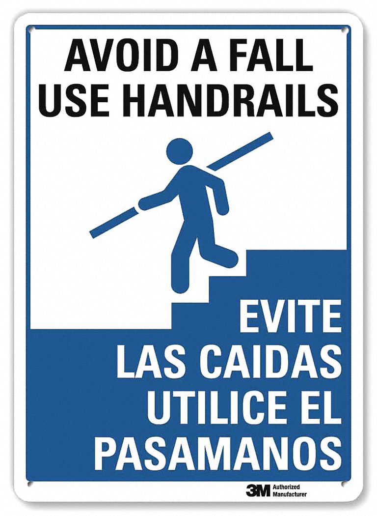 Plastic, Mounting Holes Sign Mounting, Safety Sign - 44UZ30|U1-1026-NP ...