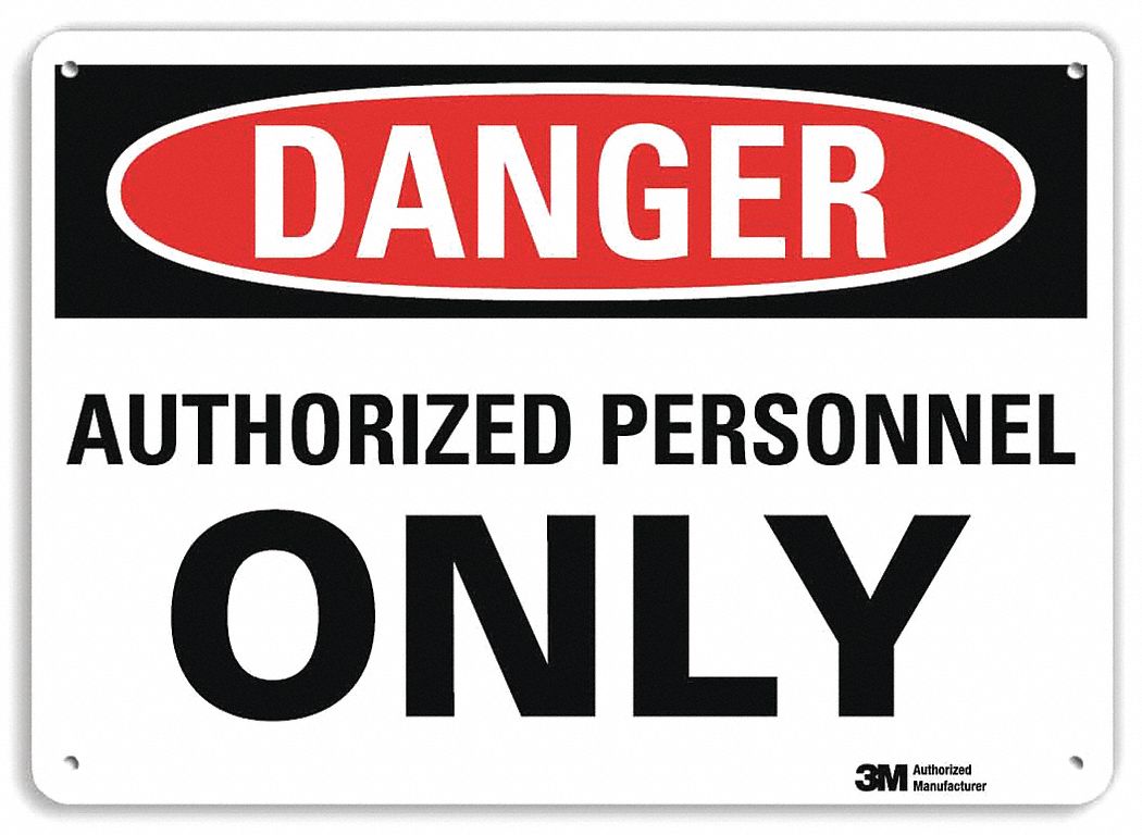 LYLE DANGER SIGN,7IN H X 10IN W,ENGLISH - Safety, Facility and Grounds ...