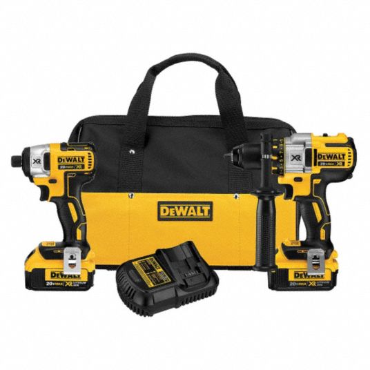20V MAX XR, Cordless Combination Kit, 20.0 Voltage, Number of Tools 2 ...