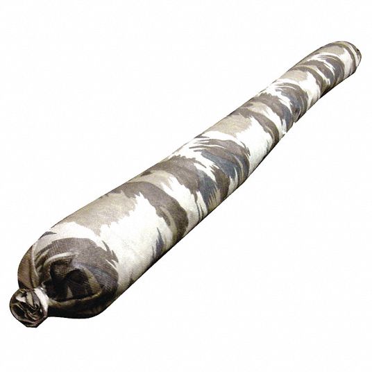 OIL-DRI, Cellulose Filler /Polypropylene Skin, 3 in x 48 in, Absorbent ...