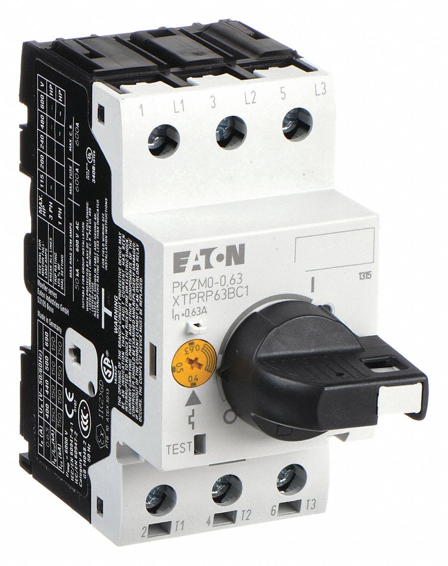 EATON, Non-Reversing, 3 Poles, Manual Motor Protector - 24X087 ...