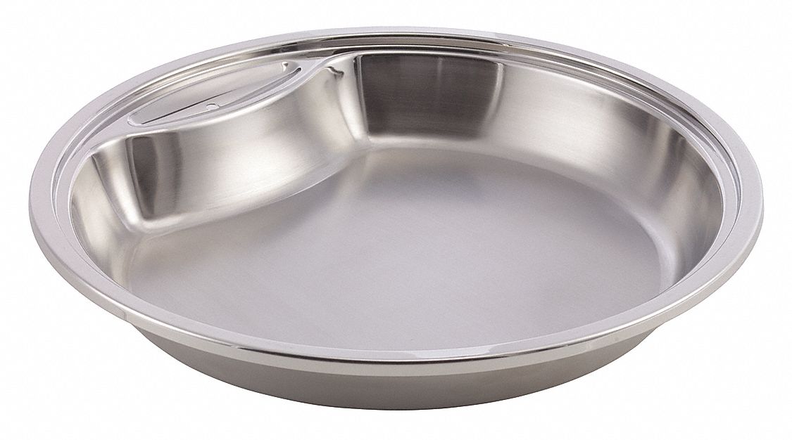 SPRING USA, Full Size, Round, Food Pan - 24X266|372-66/36 - Grainger