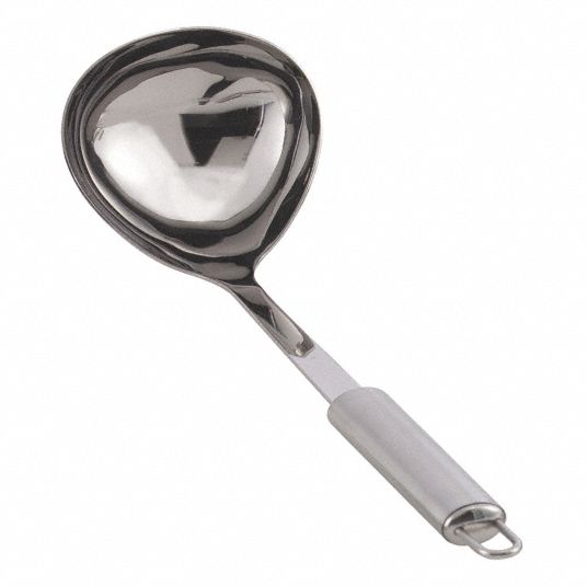 SPRING USA, 4 oz Capacity, Stainless Steel, Ladle - 24X483|M3505-30 ...