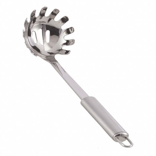 SPRING USA, 12 1/2 in Overall Lg, Silver, Pasta Fork - 24X487|M3505-37 ...