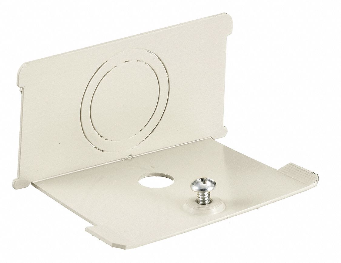 Raceway End Cap, Ivory, Series 3000 - Grainger