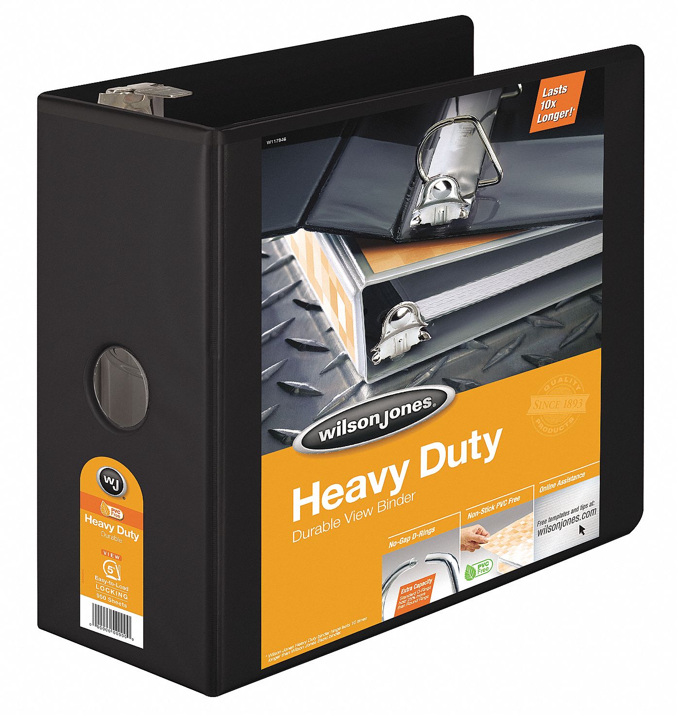 5 in Ring Size, D-Ring, Ring Binder - 24Y201|W385-50BAPP - Grainger