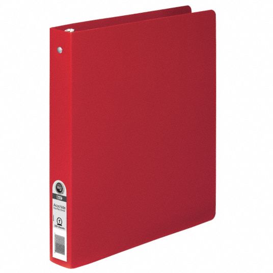 1 in Ring Size, Round, Ring Binder - 24Y206|A7039719A - Grainger