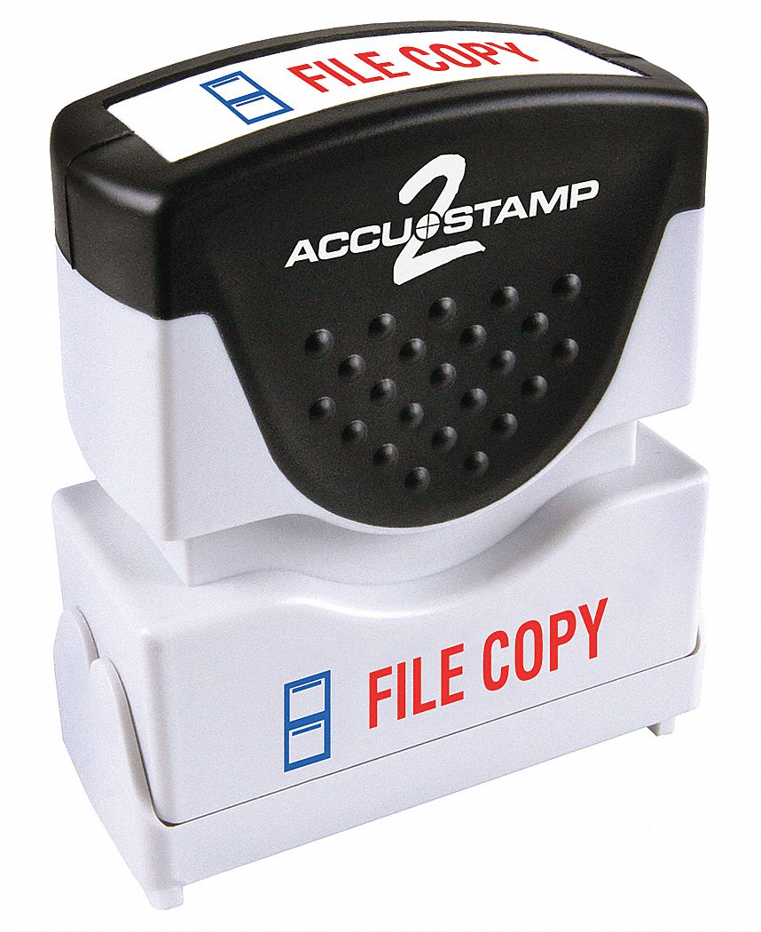 COSCO, FILE COPY, Blue/Red, Message Stamp - 24Y223|038911 - Grainger