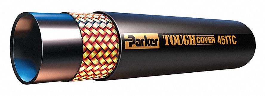 PARKER Hydraulic Hose Assembly, Max. Working Pressure @ 70 F 3000 psi ...