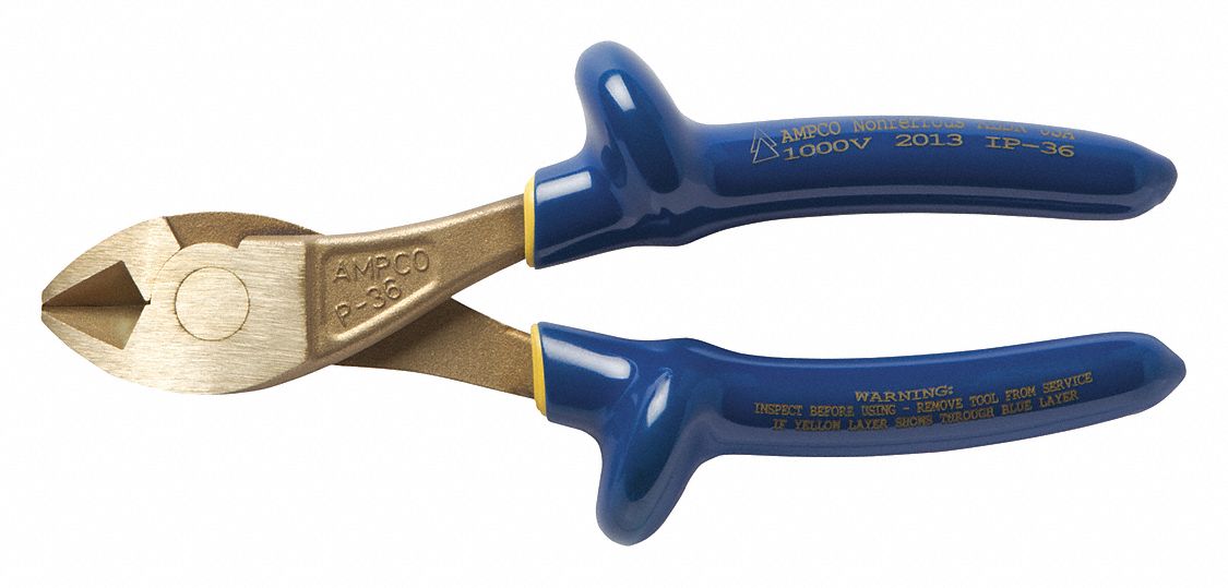 Flush, Straight, Diagonal Cutting Plier - 24Y877|IP-36 - Grainger