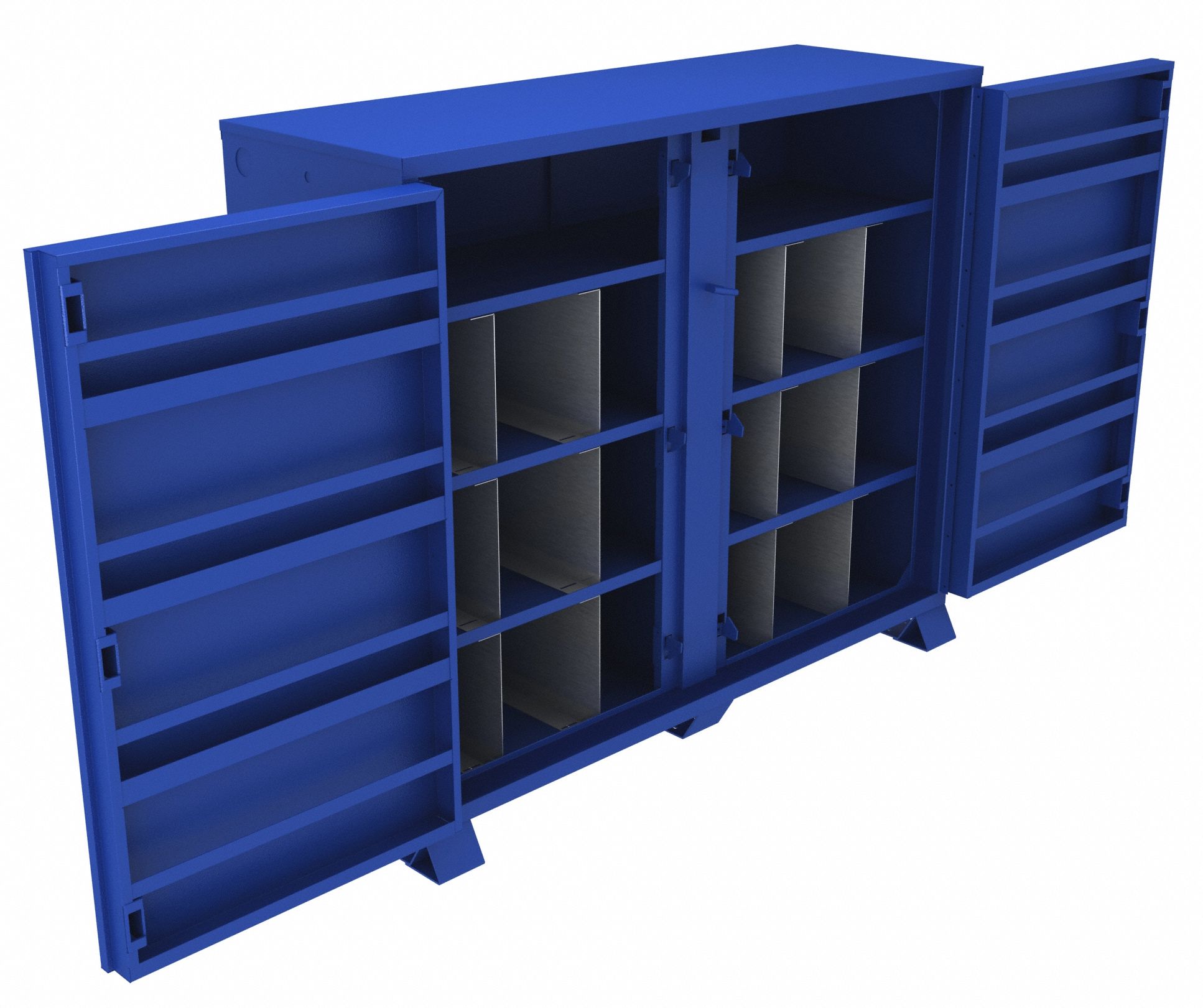 WESTWARD Jobsite Storage Cabinet, Blue - 24Y917|24Y917 - Grainger