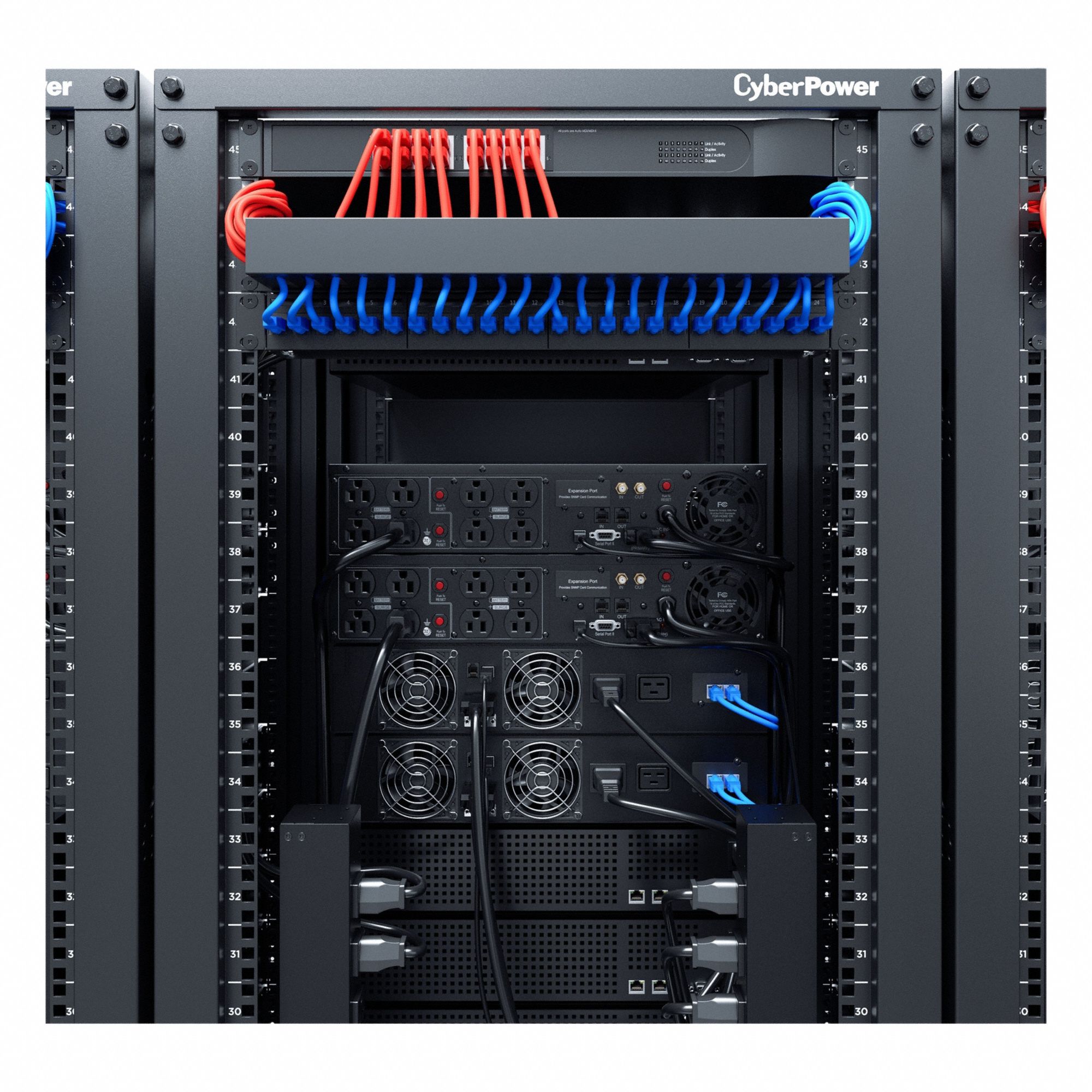 CYBER POWER, Single Phase, 1,500 VA Power Rating, UPS System - 832UR4 ...