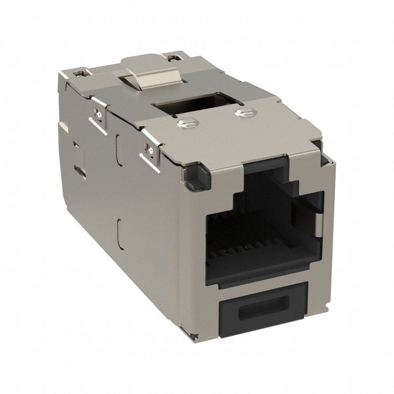 PANDUIT, 1 Ports, Black, Jack Module - 880FJ8|CJS688TGY - Grainger