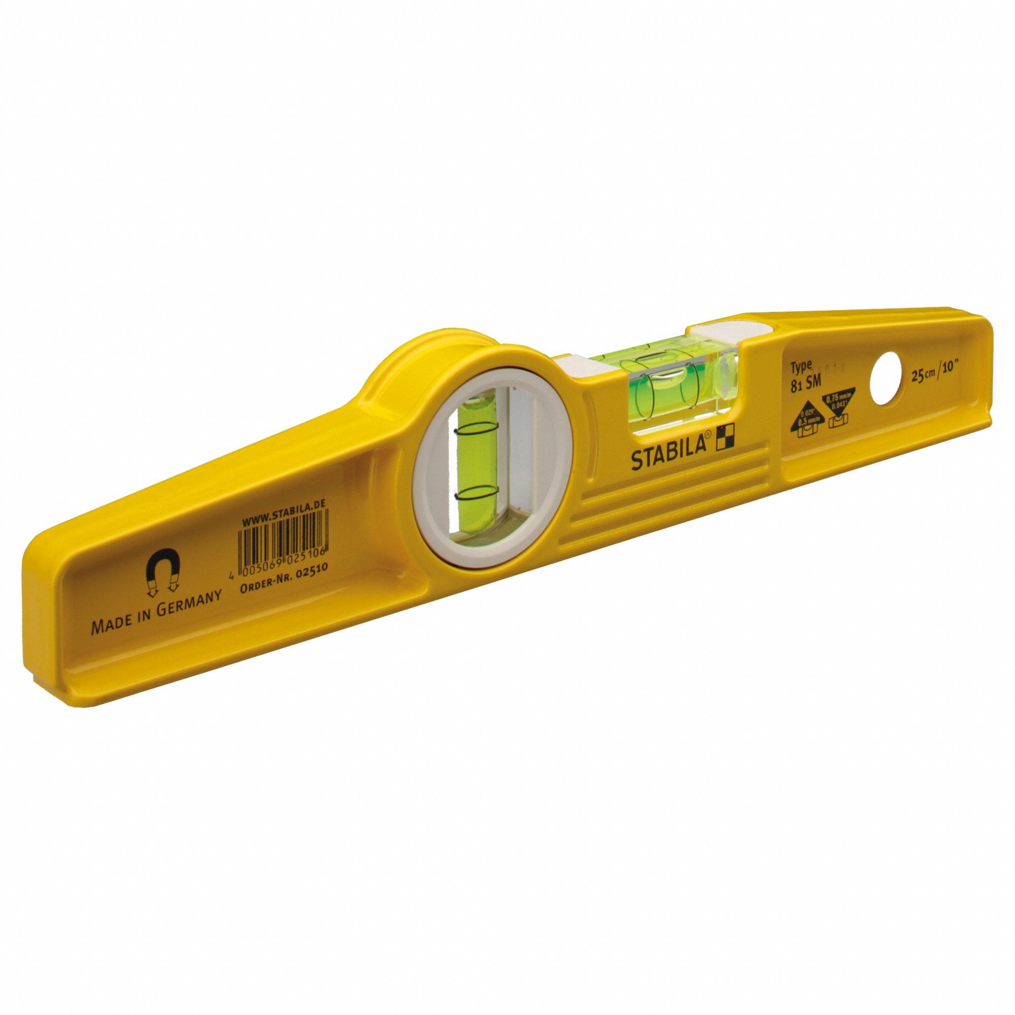 STABILA, Level & Plumb, Torpedo, Torpedo Level - 21CK24|25100 - Grainger