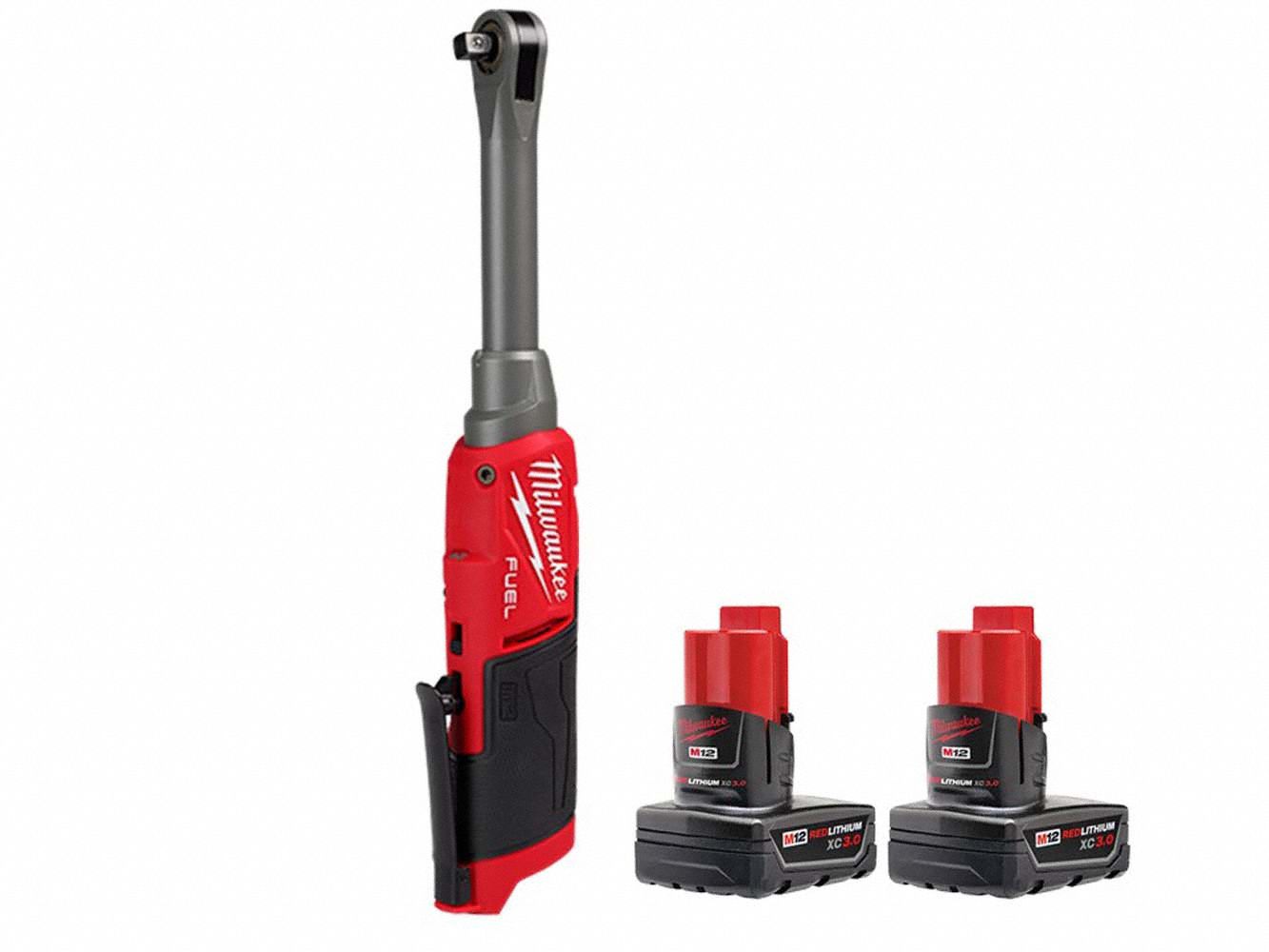 MILWAUKEE, 35 ft-lb Fastening Torque, 35 ft-lb Torque - Max, Ratchet Kit - 443TA9|2569-20, 48-11 ...