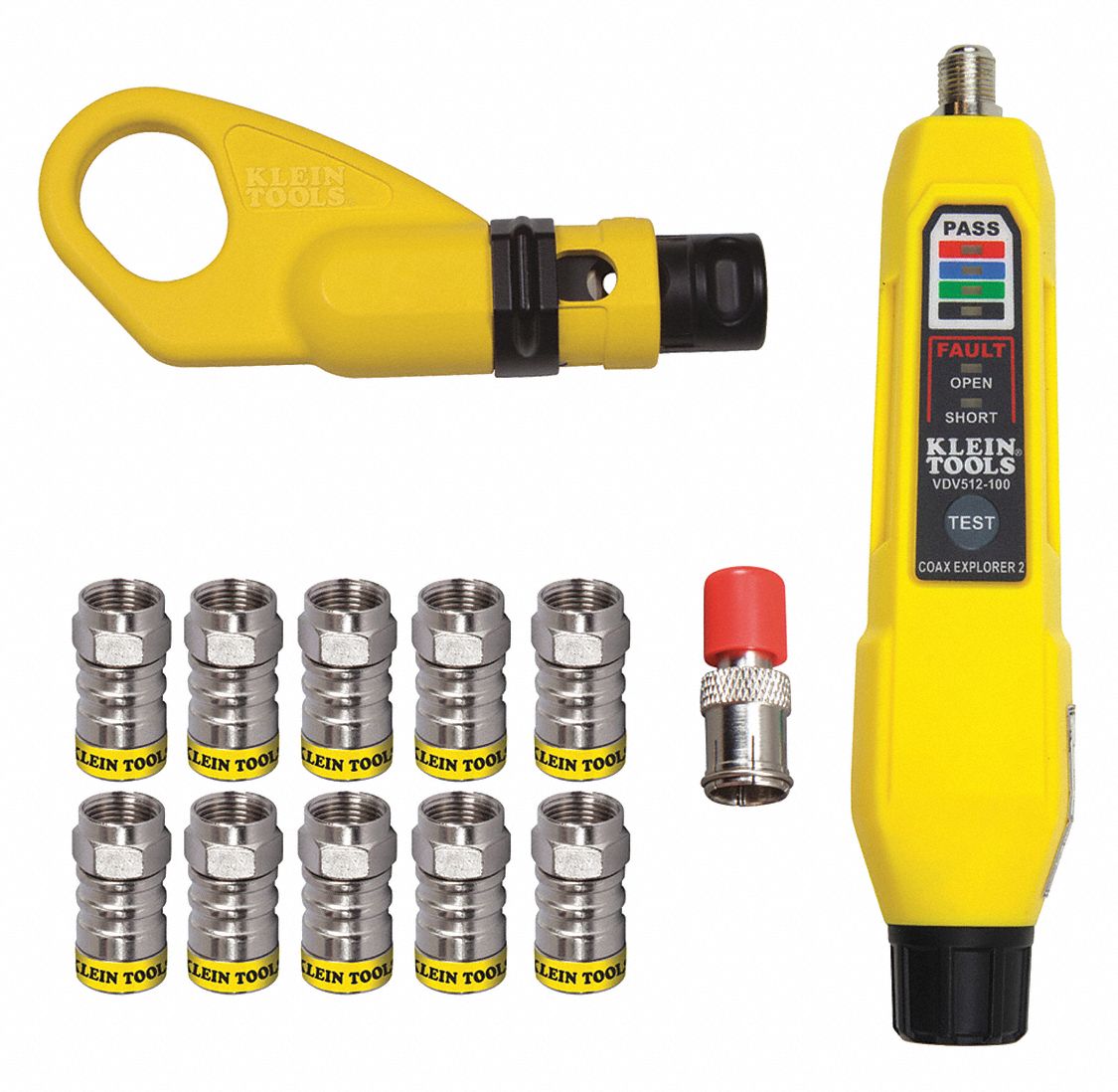 Coax Connector Installation And Test Kit - 258X20|VDV002-820 - Grainger