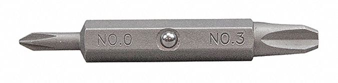 KLEIN TOOLS, Replacement Bit,Phillips #0,#3 - 259F33|32771 - Grainger