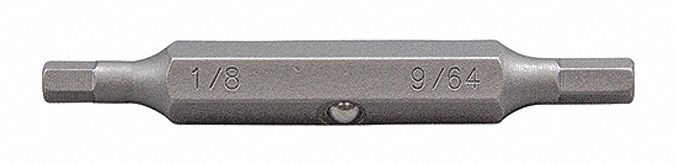 KLEIN TOOLS, Replacement Bit,Hex Pin 1/8",9/64" - 259F41|32779 - Grainger