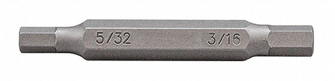 KLEIN TOOLS, Replacement Bit,Hex Pin 5/32",3/16" - 259F42|32780 - Grainger