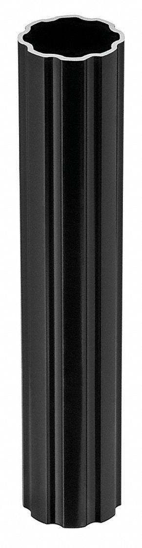 Round Sign Post, Aluminum, Decorative Fluted Sign Post - 25AX98|203 ...