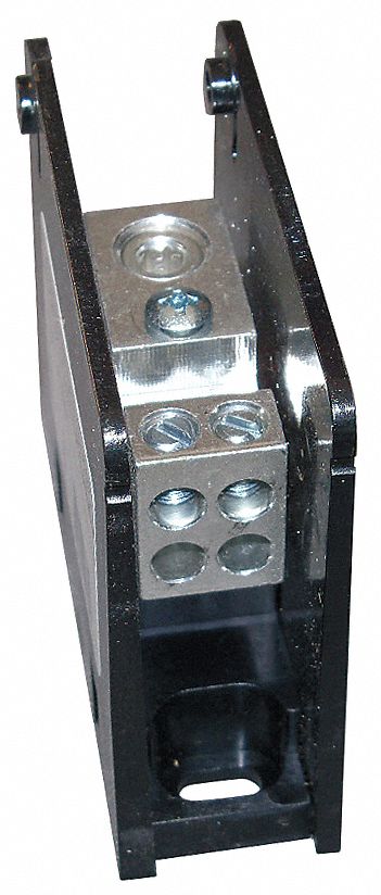 MERSEN Bloque de Distribución de Energía, 175 Amperaje Máx., Conexiones Principales/Polo: 1 ...