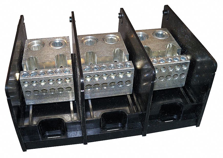 MERSEN, 3 Poles, Surface Mount, Power Distribution Block - 25CC37|MPDB69113 - Grainger