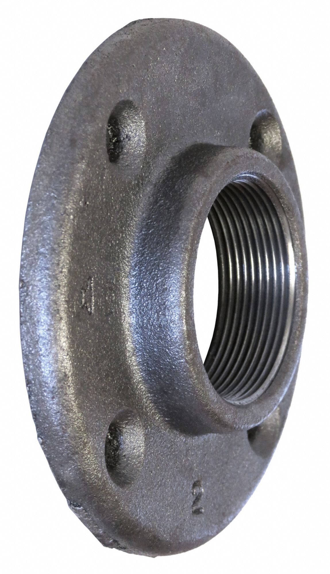 ANVIL Pipe Flange: Floor Flange, Ductile Iron, 1/2 in Pipe Size, 3 1/2 ...