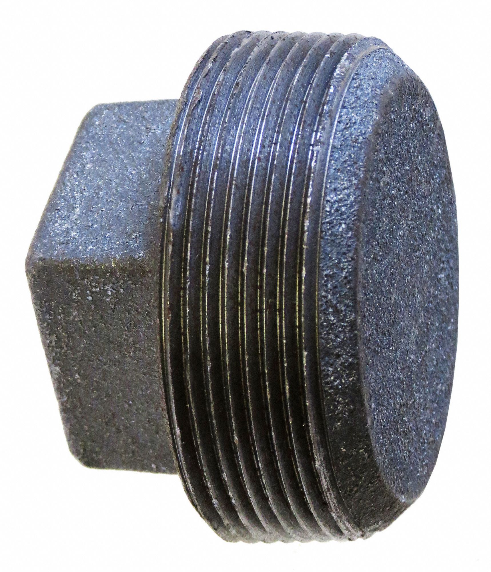 ANVIL Square Head Plug: Malleable Iron, 1/2 in Pipe Size, Male NPT ...