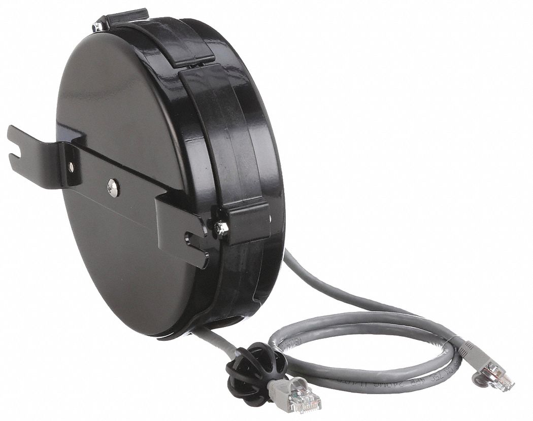 LIND EQUIPMENT, Unshielded, Cat 6, Retractable Data Cord Reel - 25D131 ...