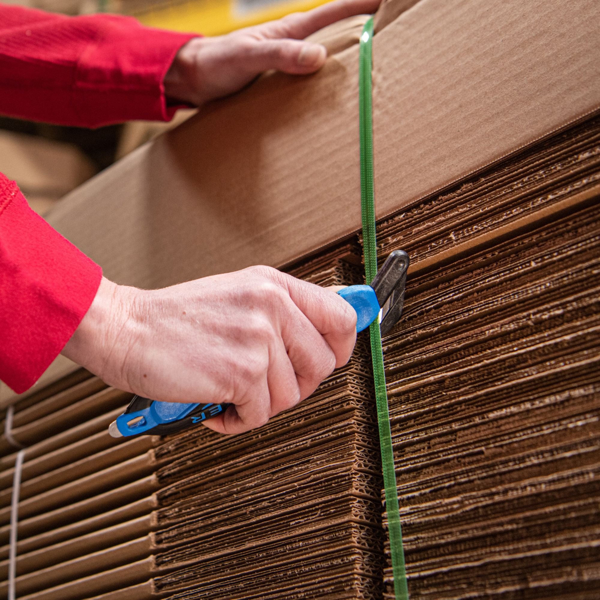 KLEVER Hook-Style Safety Cutter: 7 in Overall Lg, Oval Handle ...