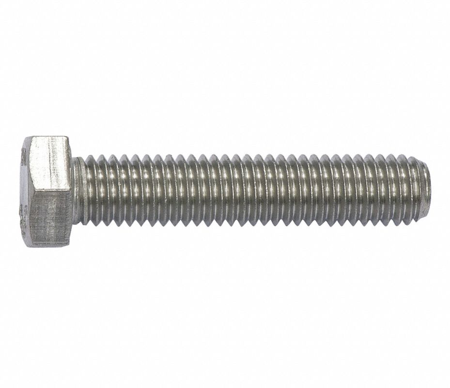 APPROVED VENDOR Tornillo de Cabeza de Dado Hexagonal 1/4"-20 18-8 (304) Longitud de 1", Acabado ...
