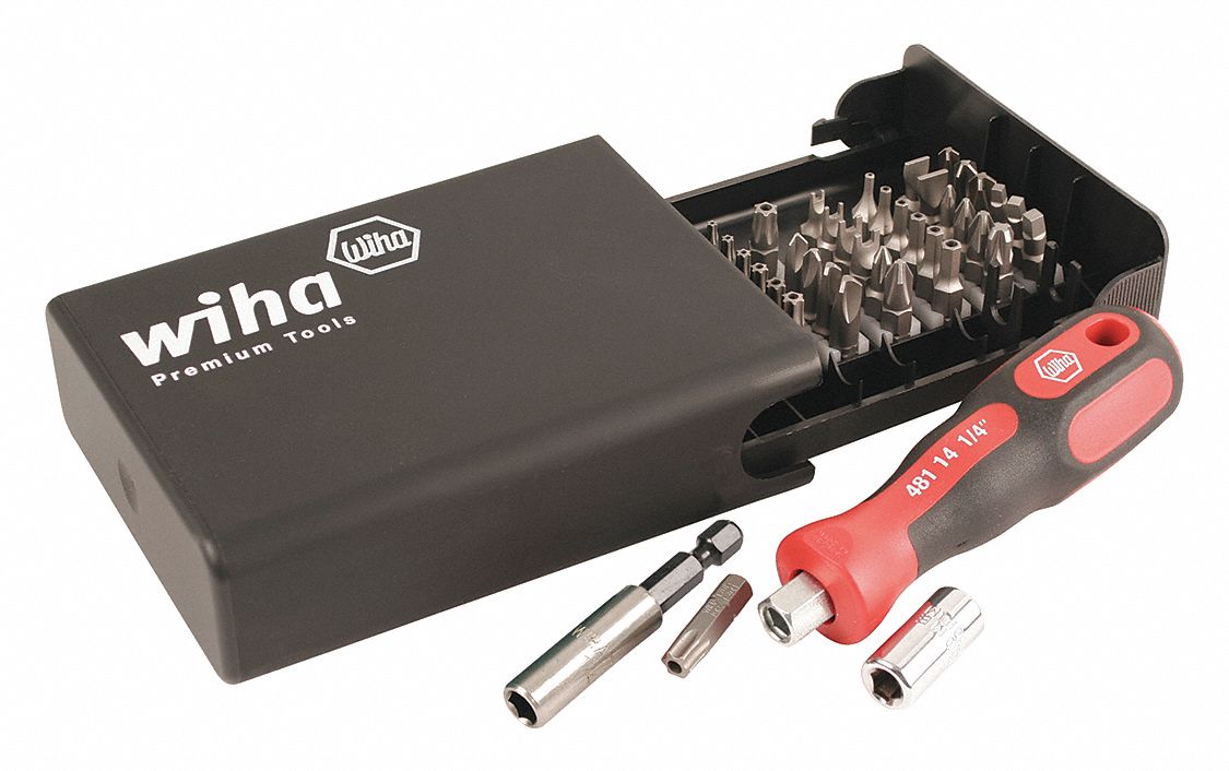 WIHA, Wiha 39 Pc Bit Set - 25D780|71991 - Grainger