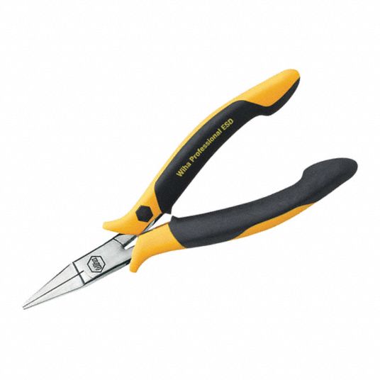4.75In. Esd Safe Pliers, Short Flat Nose - 25D834|32752 - Grainger